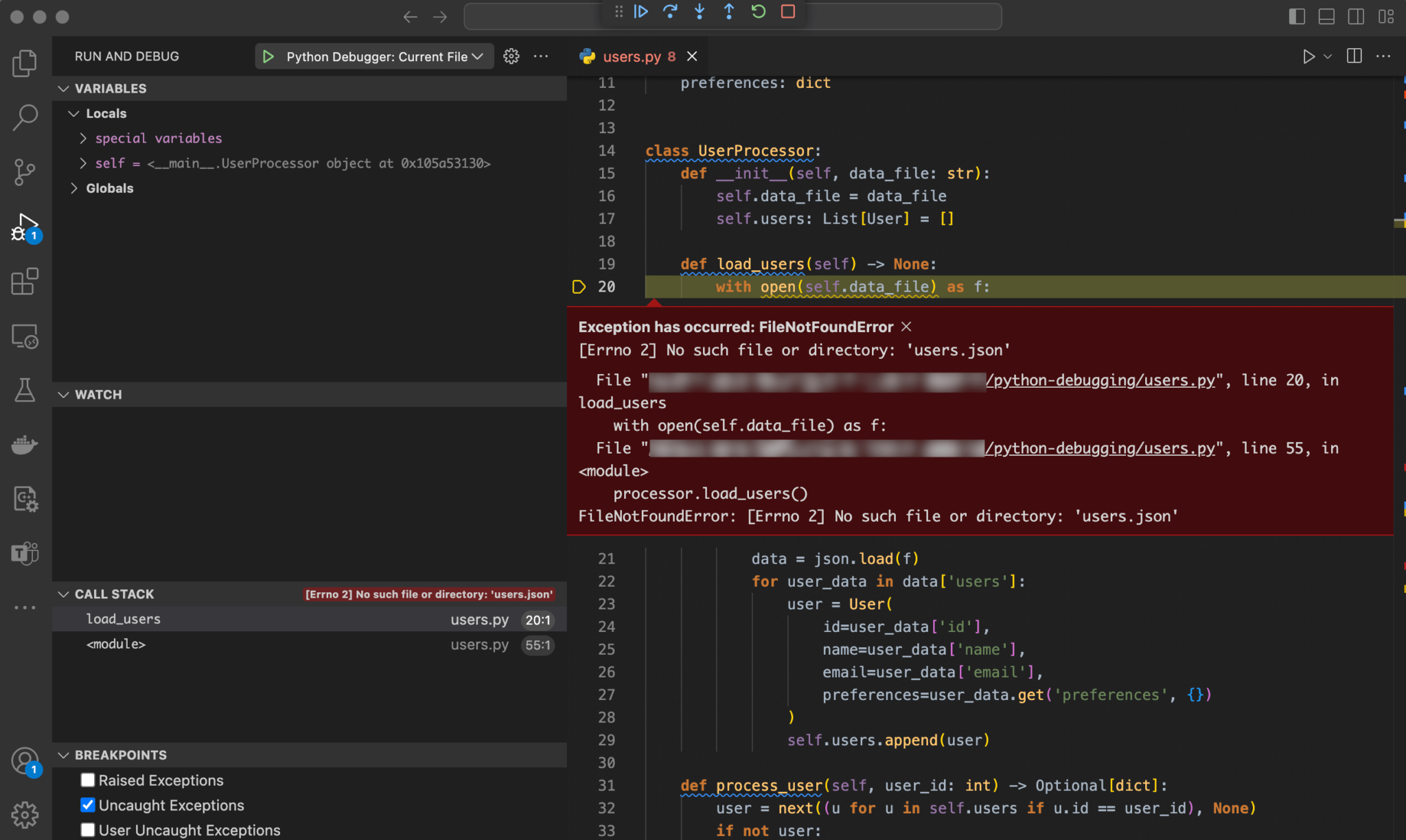 【VSCode + Sentry】Pythonのデバッグを快適にする方法 - Sentry