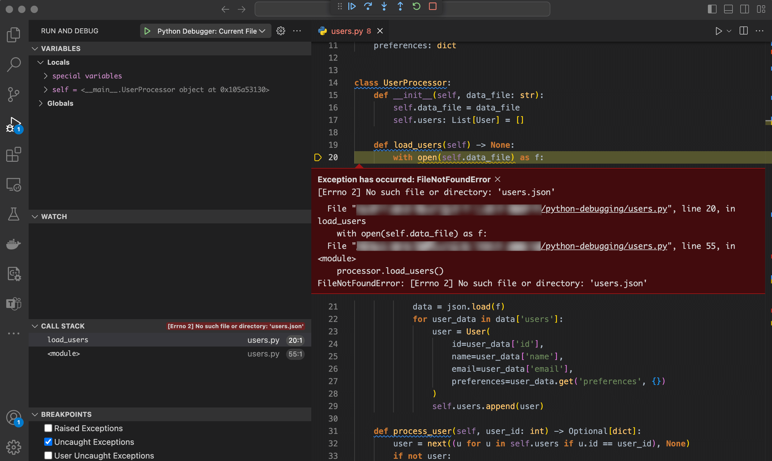 【VSCode + Sentry】Pythonのデバッグを快適にする方法 - Sentry