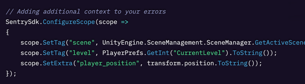 よくある Unity エラーと対処法 - Sentry